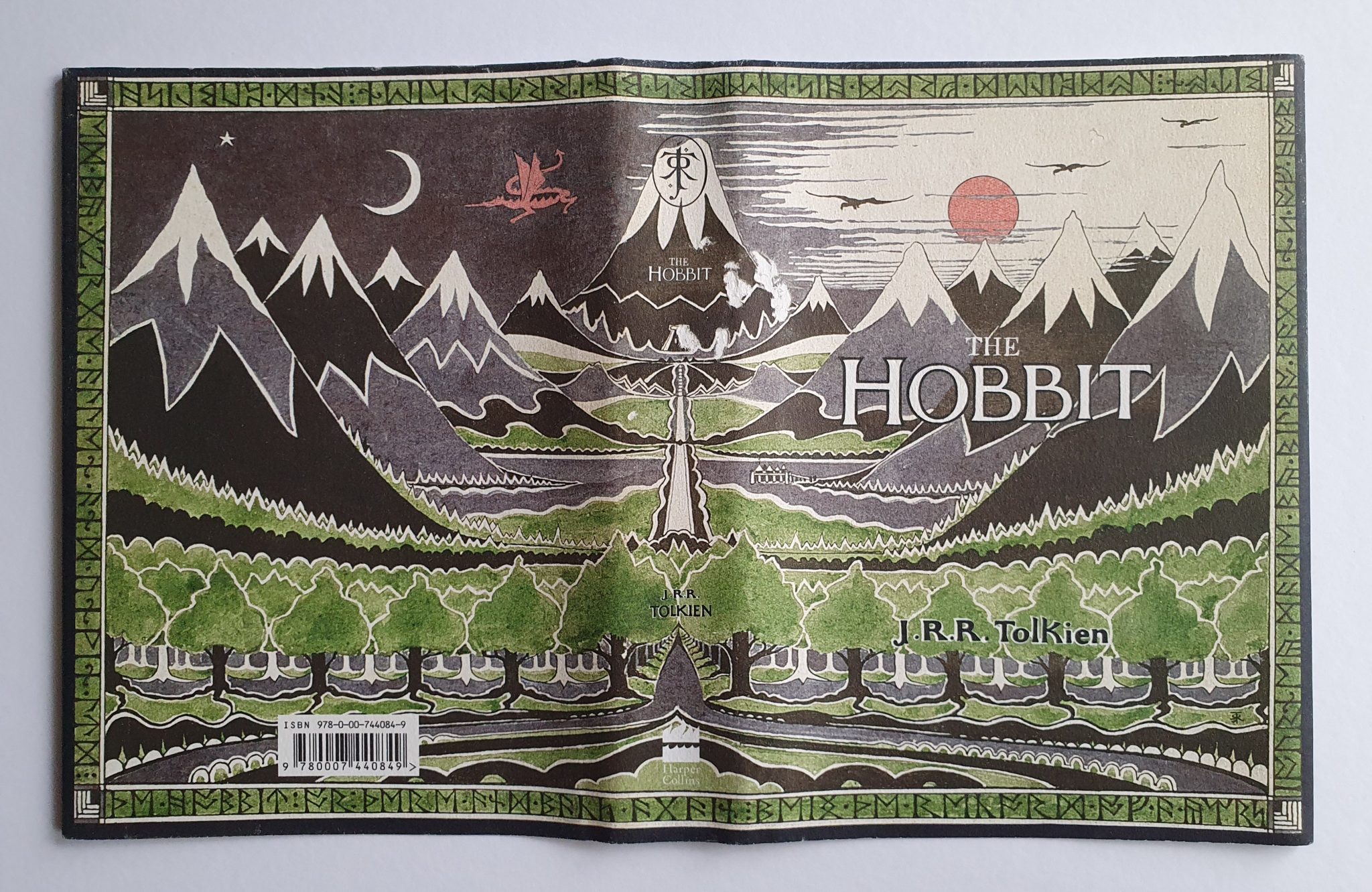 The Hobbit Dust Jacket Artwork By J.R.R. Tolkien – Samuel Thomas